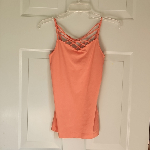 Yelete | Tops | Yelete Womens One Sz Lgt Orange Very Stretchy 23 Strap ...